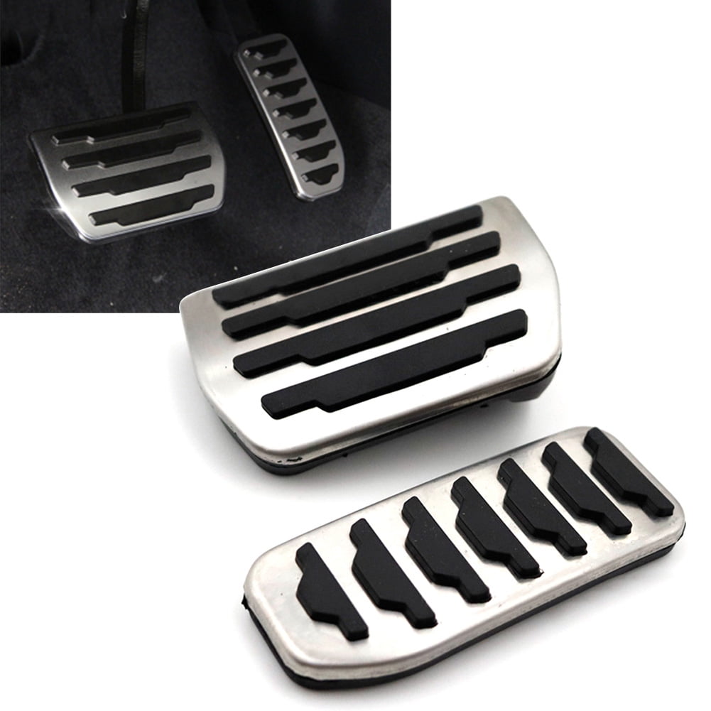 NS 2x Foot Gas Brake Pedals Cover for Land Rover Range Rover Evoque ...