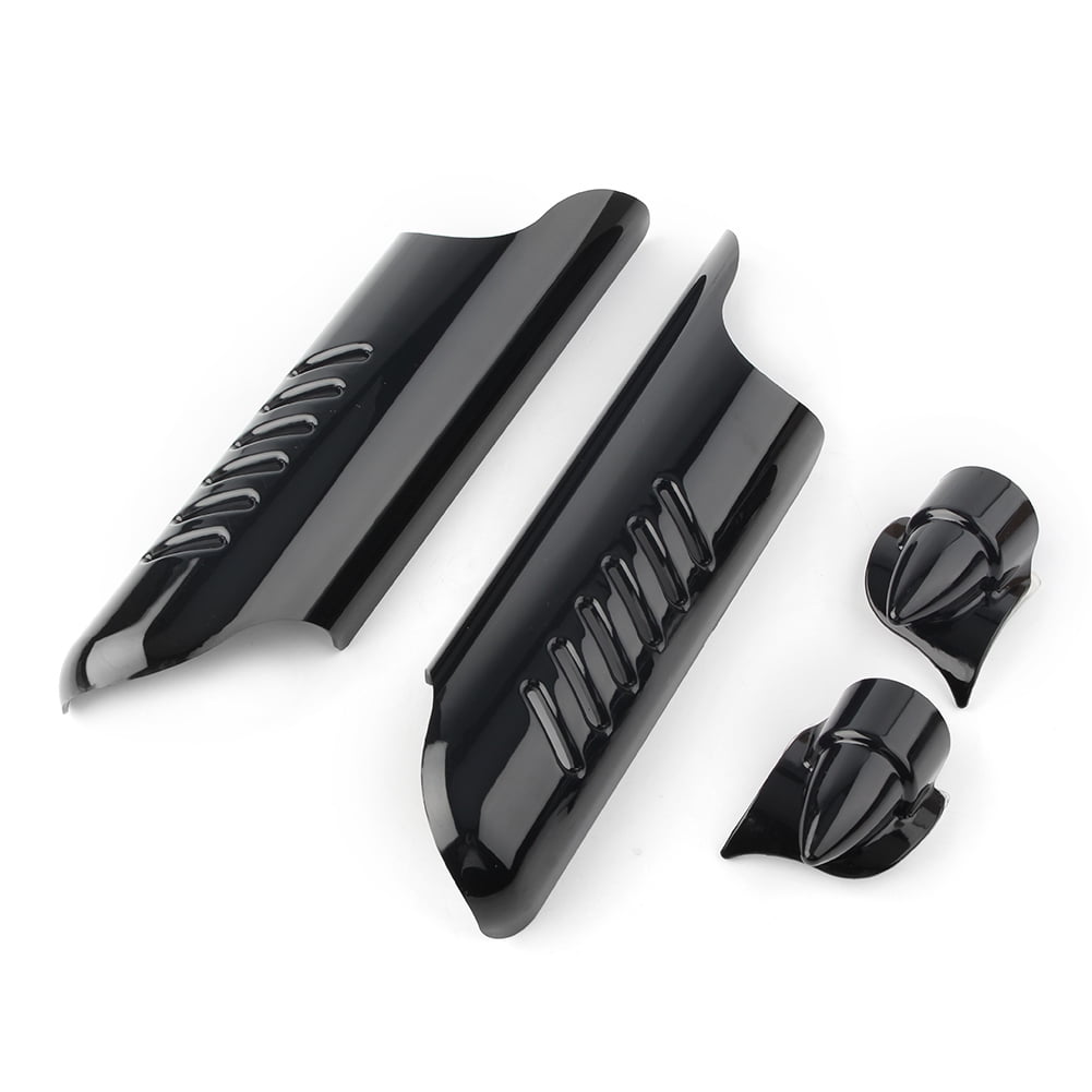 NS 2x Fork Lower Leg Side Deflectors Shield Cover for Harley Touring ...