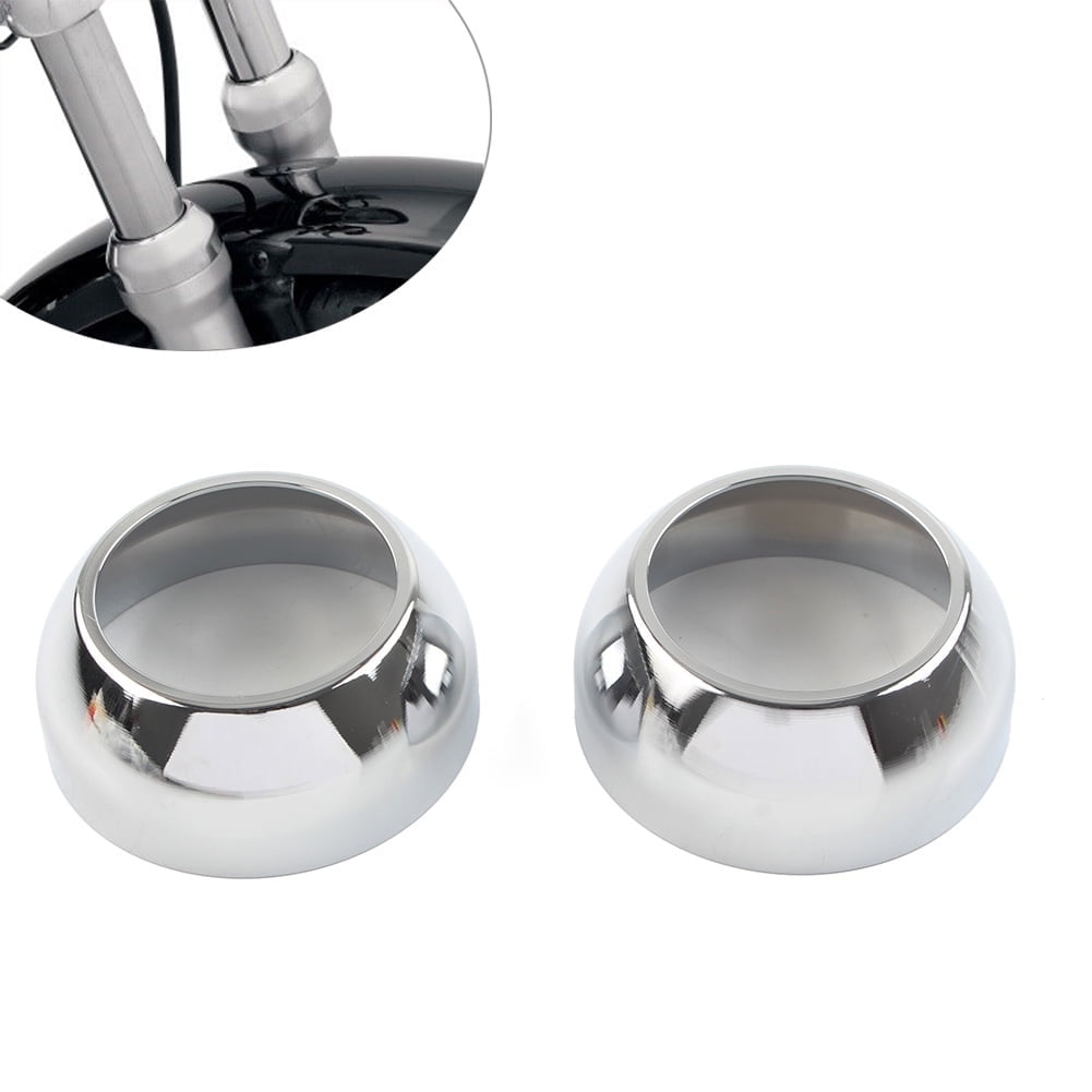 NS 39mm CNC Front Fork Boot Cap Covers for Harley Sportster Dyna FXR ...