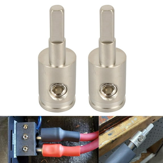 NS 4 Gauge To 8 Gauge Car Audio, Amp Input Reducer Adapter Terminal ...