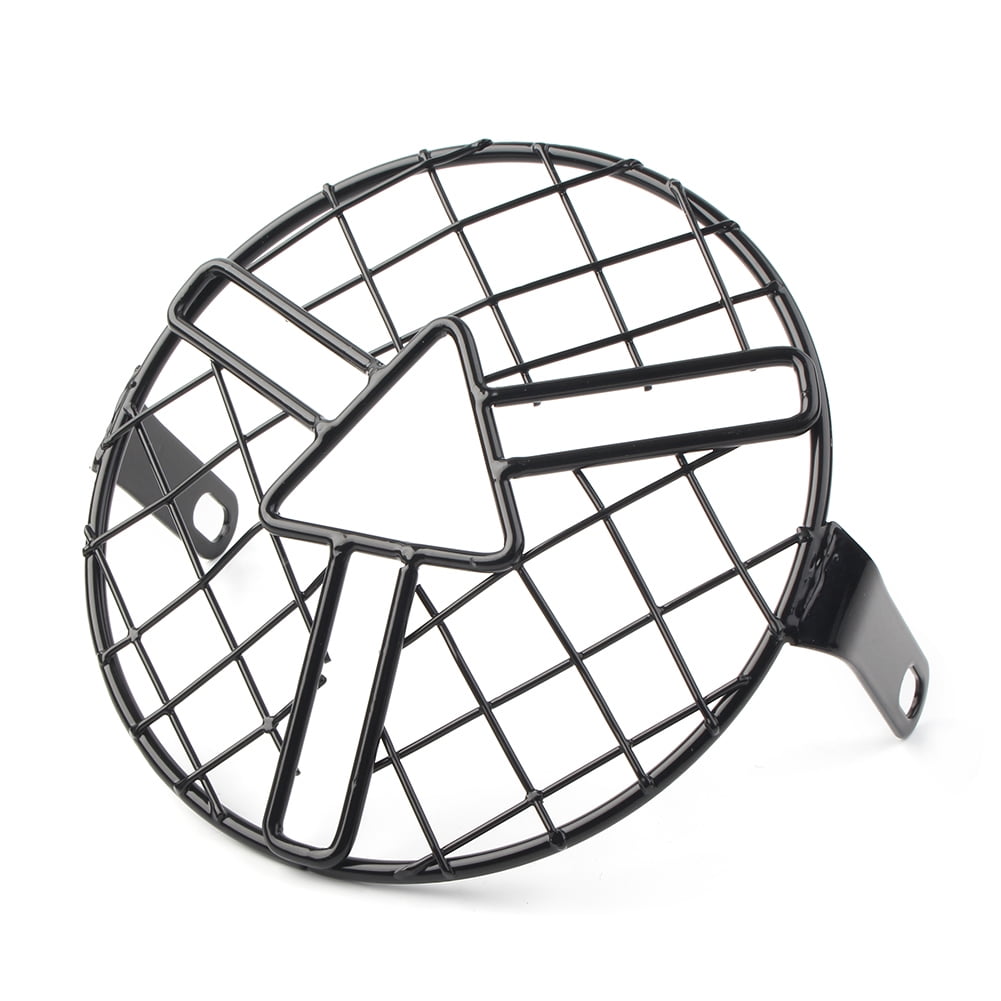 NS 6.5" Headlight Grill Guard Motorcycle Headlamp Light Cover Suits For ...