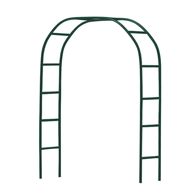 NS 7.9Ft Army Green Metal Garden Arch, Patio Outside Yard Archway for ...