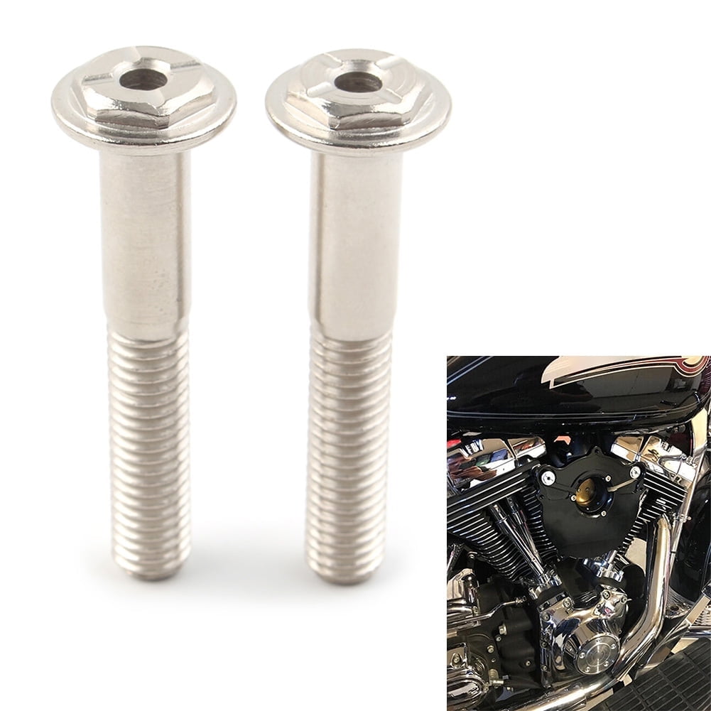 NS Air Cleaner Filter Bolts Stud Screw Metal Set 2pcs Fits for Harley ...