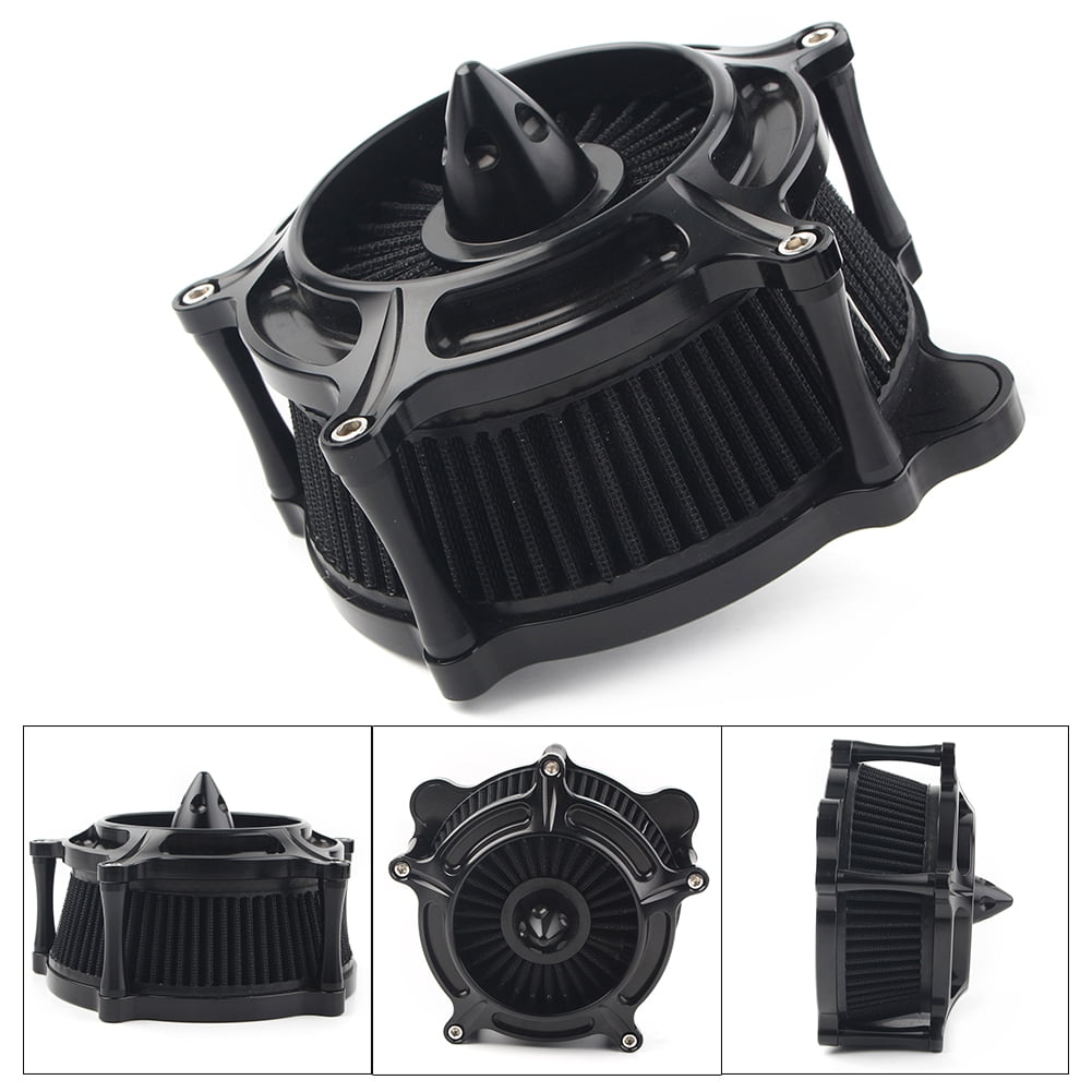 NS Air Cleaner Intake Filter Aluminum Fit Harley Softail 93-15 Touring ...