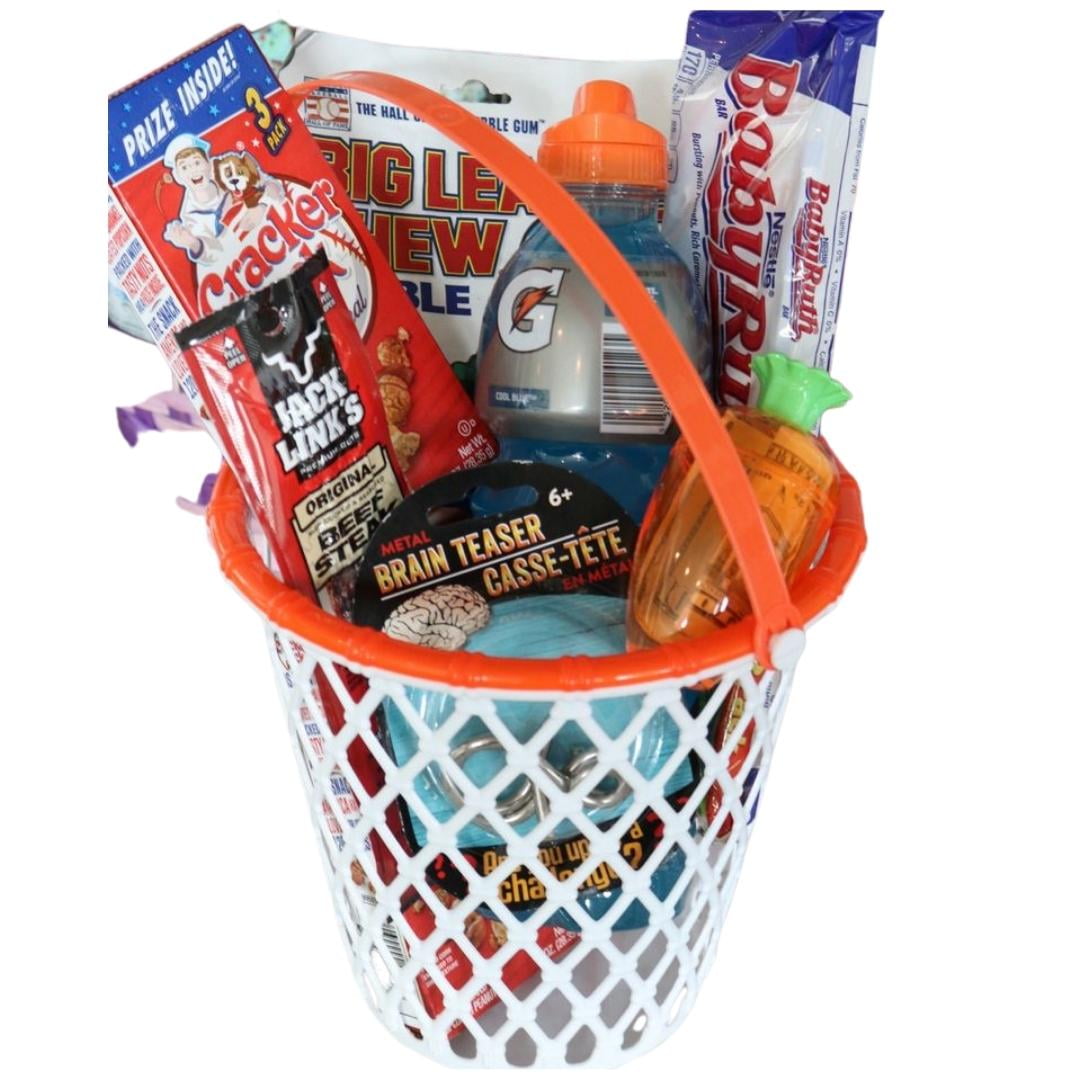 NS Basketball Hoop Style Easter Basket Halloween Bucket Perfect for DIY ...