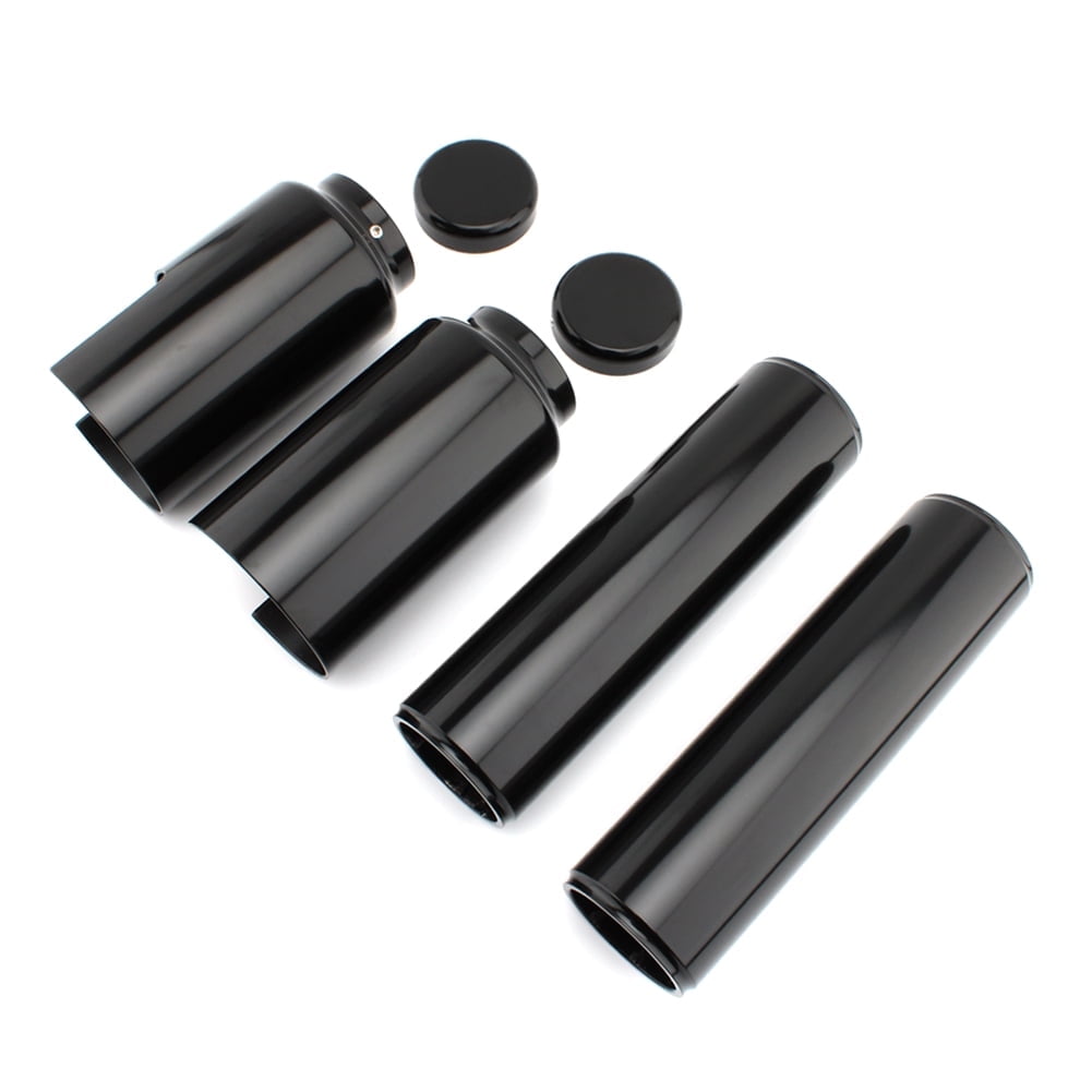 NS Black Motorcycle Full Fork Cover Set for Harley 07-11 V-ROD, NIGHT ...