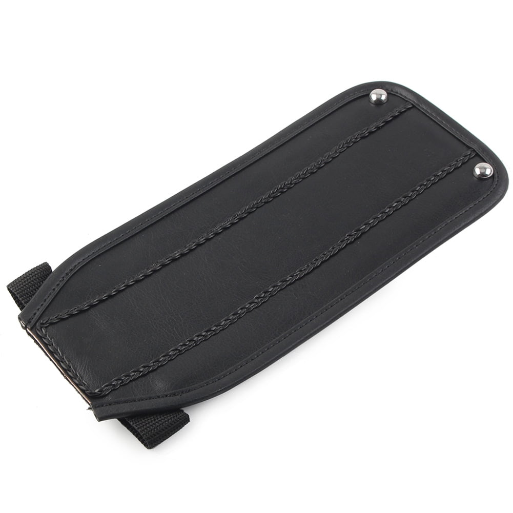 NS Black PU Leather Gas Tank Panel Bib Replacement for HARLEY-DAVIDSON ...