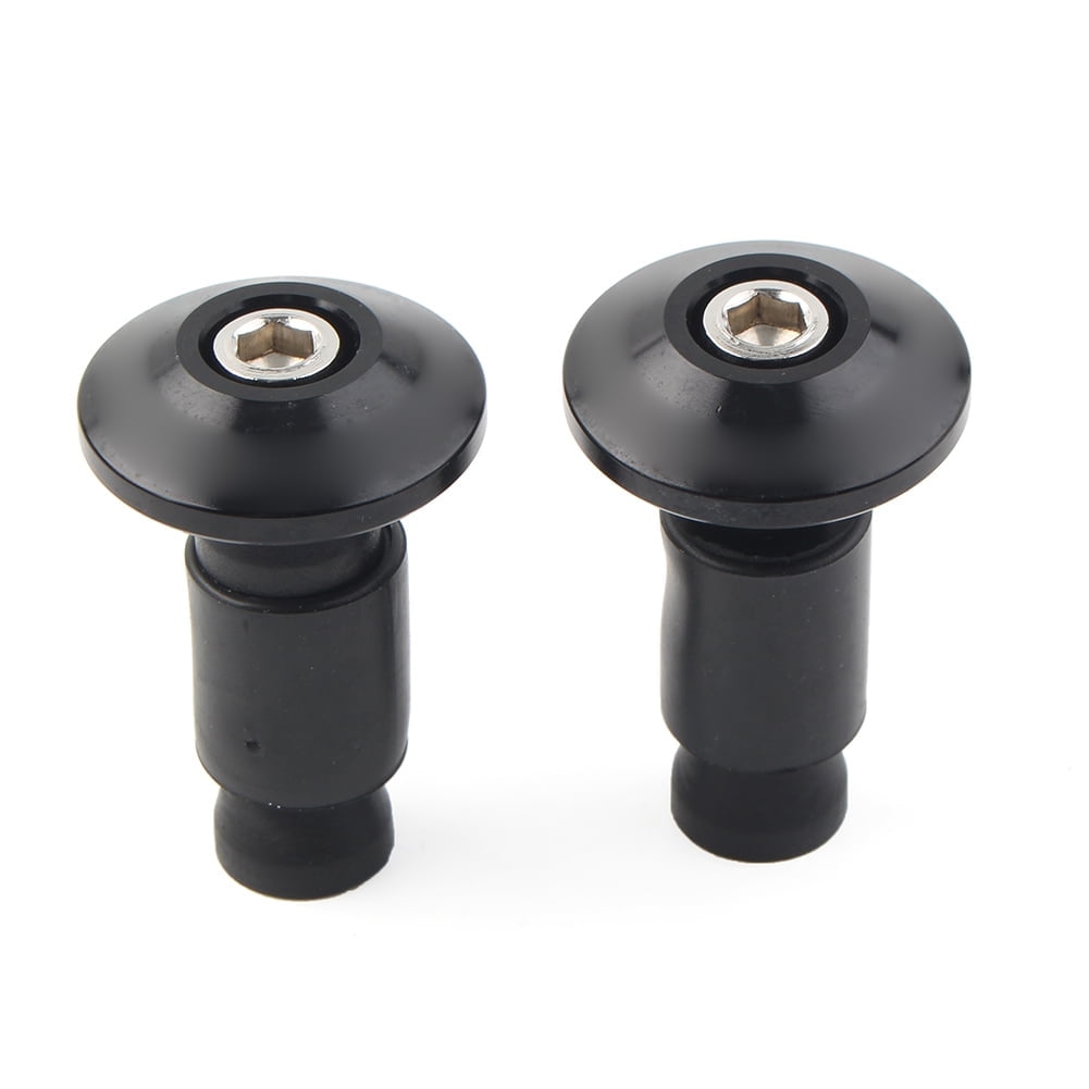 NS CNC 7/8'' Motorcycle Handle Bar Ends Hand Grips Plug Cap Slider ...