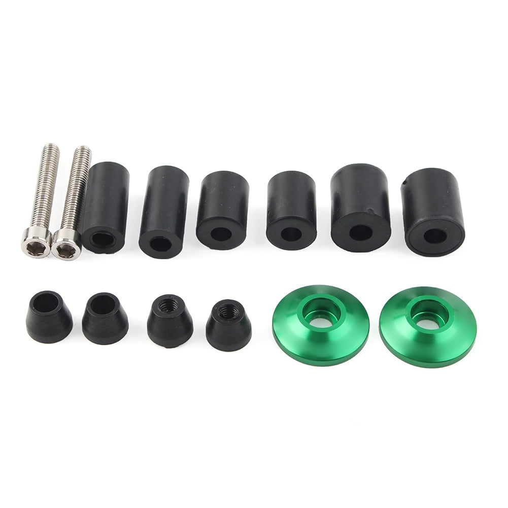 NS CNC 7/8'' Motorcycle Handle Bar Ends Hand Grips Plug Cap Slider ...