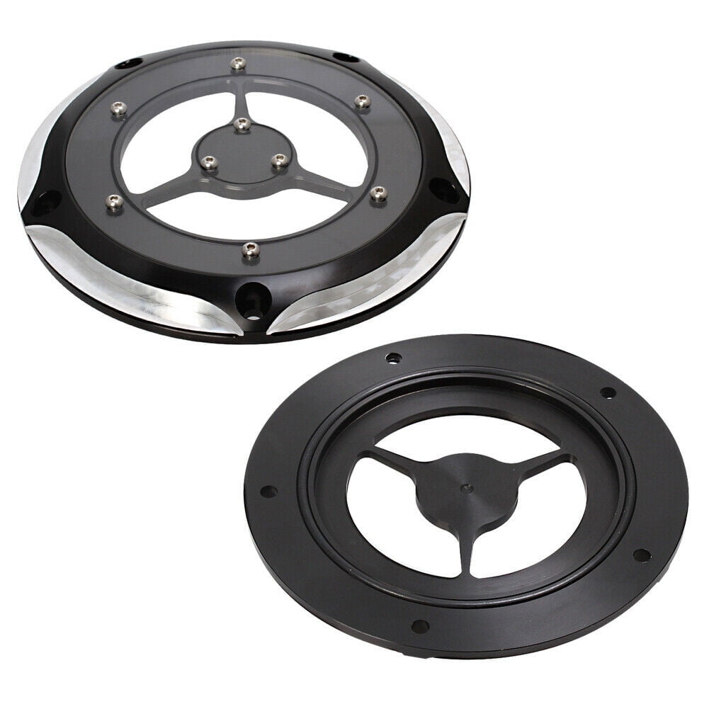 NS CNC Aluminum Derby Timer Timing Engine Cover for Harley Dyna Touring ...