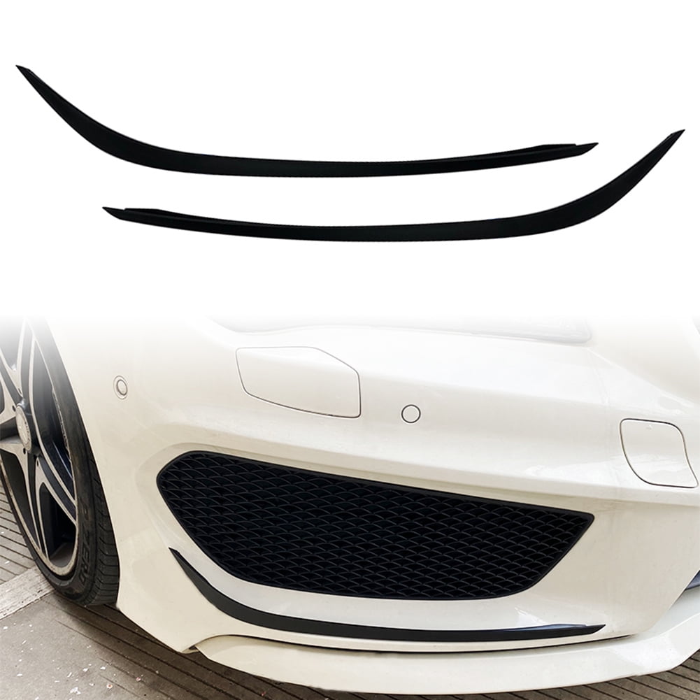NS Car Front Bumper Lip Splitter Spoiler for CLA C117 2013 2014 2015 ...