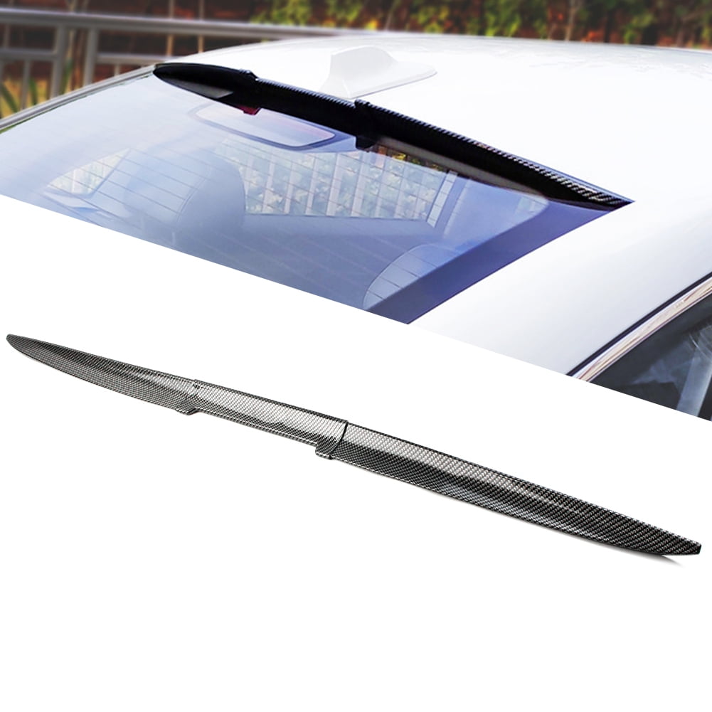 NS Car Rear Wing Lip Spoiler Tail Trunk Roof Trim Universal Carbon ...