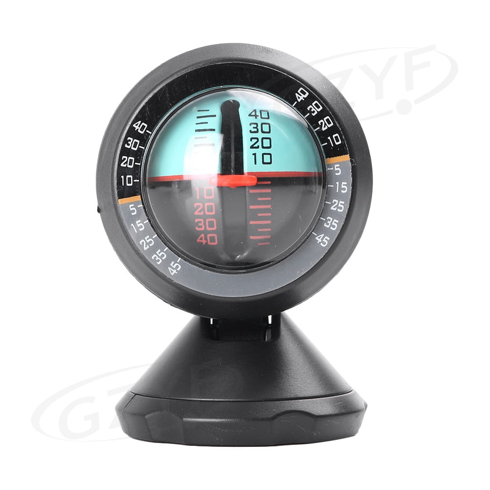 NS Car Slope Inclinometer Protractor Tilt Level Meter Angle Finder ...