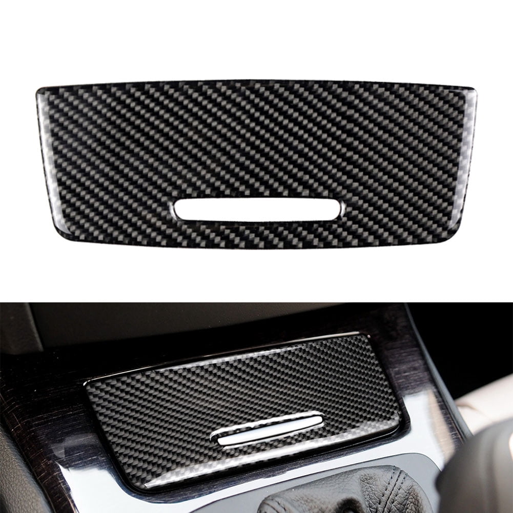 NS Carbon Fiber Ashtray Panel Trim Cover for BMW 3 Series E90 E92 E93 ...