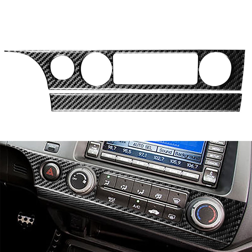 NS Carbon Fiber Center Console Dashboard Panel Conditioning Switch ...