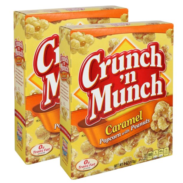 NS Crunch 'N Munch Caramel Popcorn with Peanuts 6oz. Boxes Made with ...