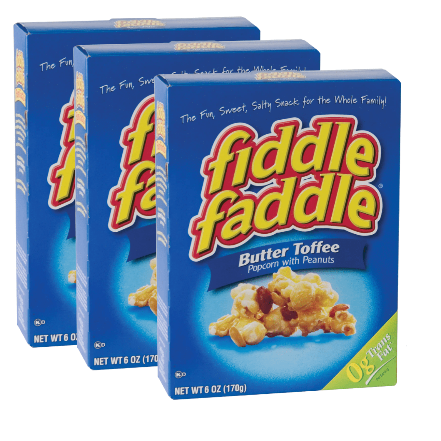 NS Fiddle Faddle Butter Toffee Popcorn with Peanuts 6oz. Boxes with ...