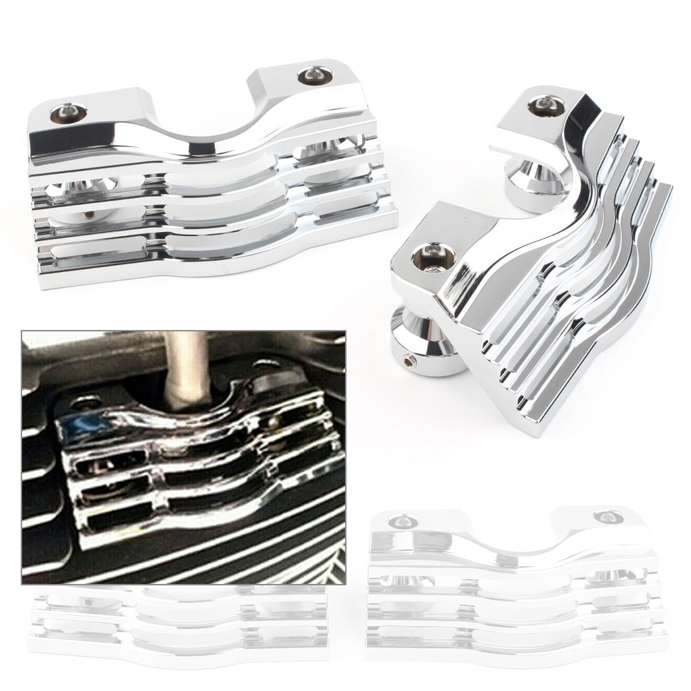 NS Finned Slotted Head Bolt Spark Plug Covers for Harley Davidson ...