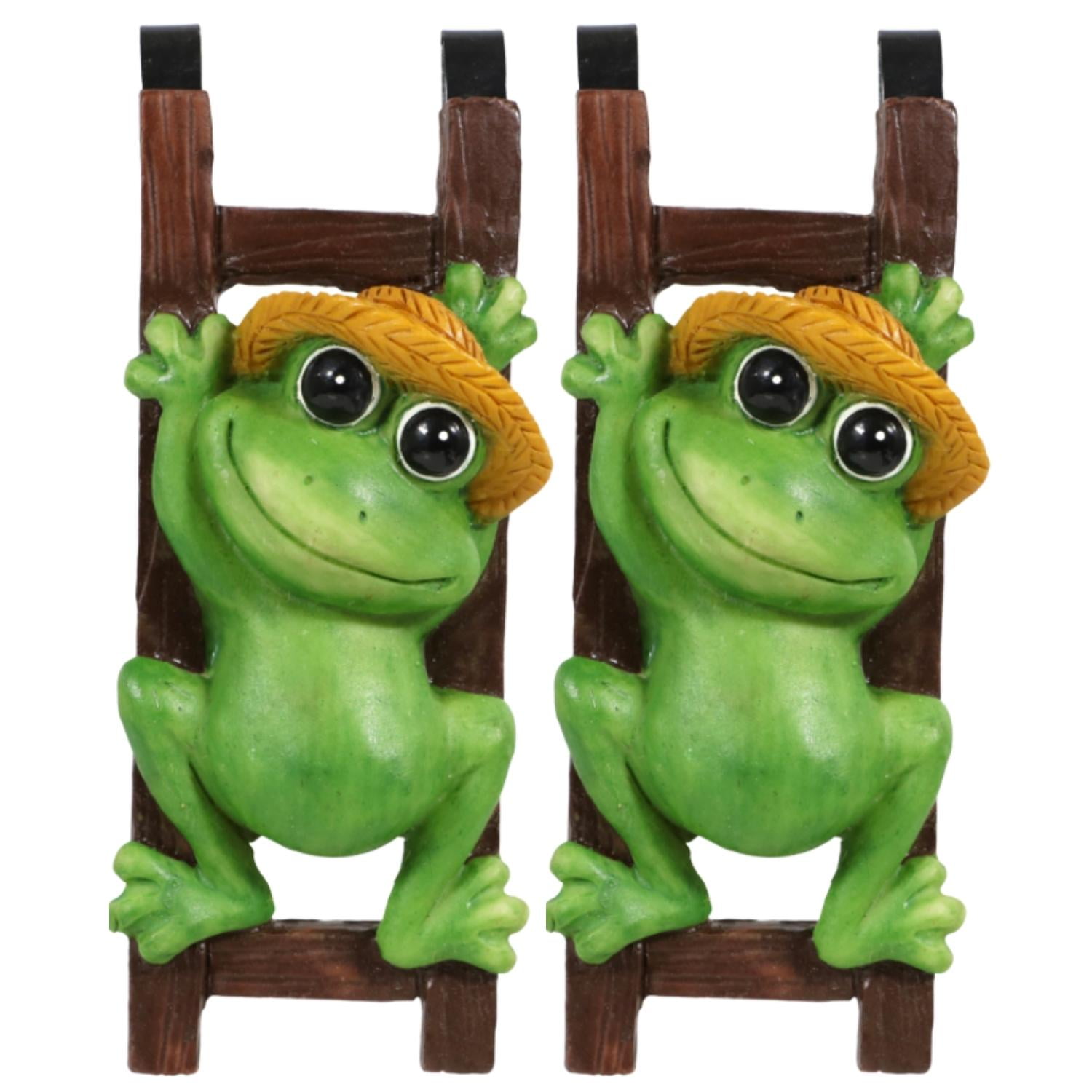 NS Flower Pot Hugger Figurine Frog Garden Décor Get All The Fun ...