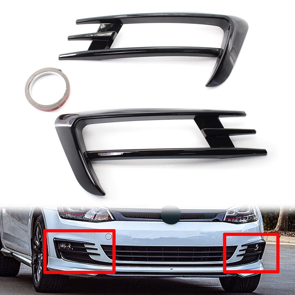 NS Fog Light Lamp Cover Bumper Grille Trim for VW Golf 7 MK7 2014-2017 ...