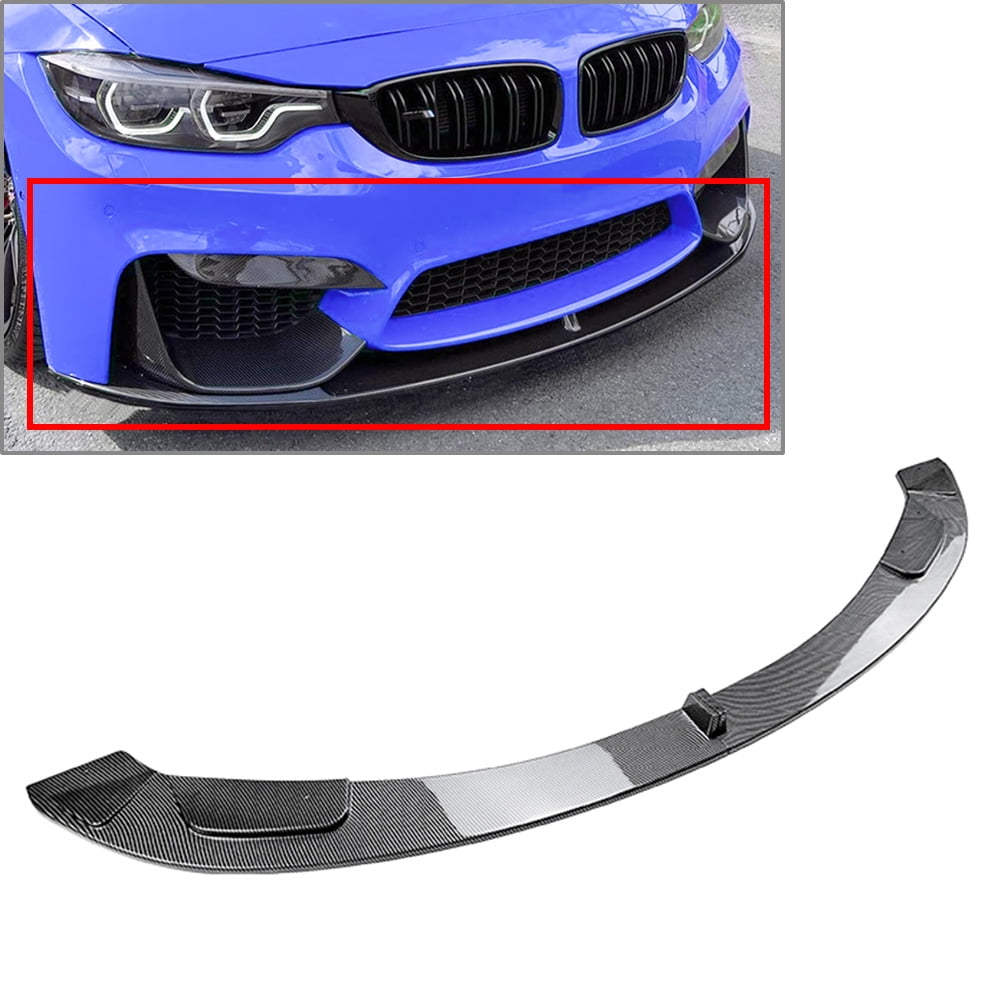 NS Front Bumper Splitters Side Spoiler Lip Diffuser Carbon Fiber ...