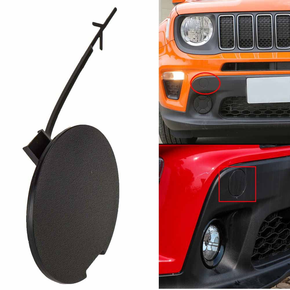 NS Front Bumper Tow Hook Eye Cap Cover Fit Jeep Renegade 2015-2020 ...