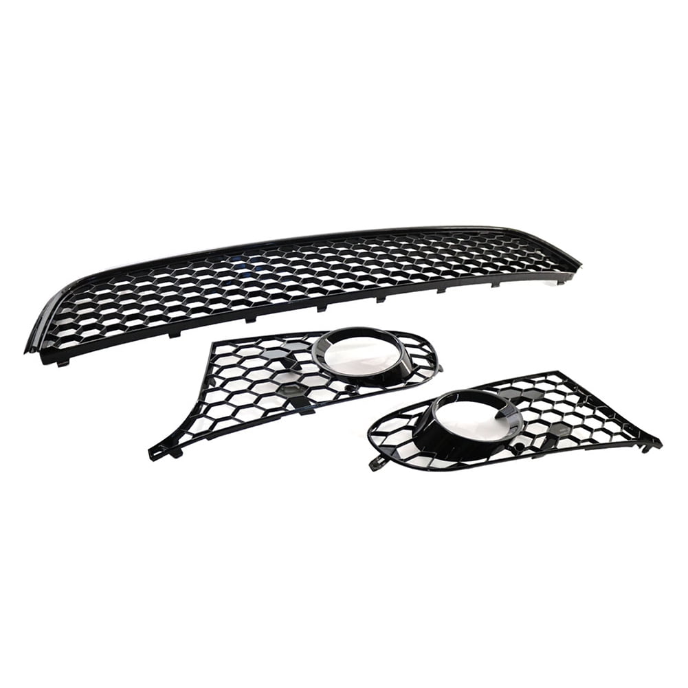 NS Front Fog Light Honeycomb Grill Cover Trim Car Lower Bumper Mesh ...