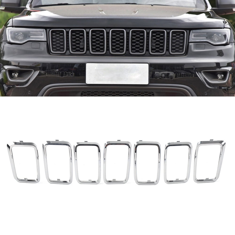 NS Front Grille Cover Ring Inserts Frame Trims Kit for Jeep Grand ...