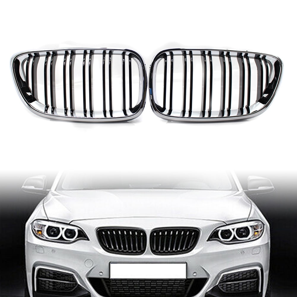 NS Front Grille Grill Cover molding Trim Mesh Replacement Bumper Upper ...
