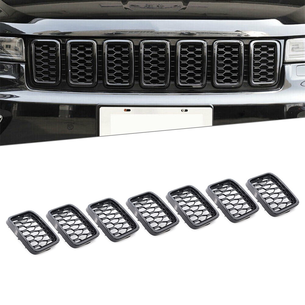 NS Front Grille Honeycomb Mesh Insert Cover for Jeep Grand Cherokee ...