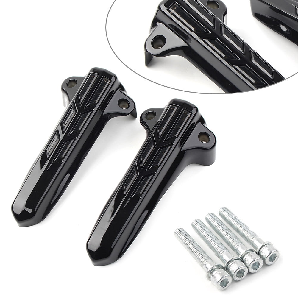 NS Front Lower Fork Leg Cover LED Smoke Light for Harley FLHR FLHX ...