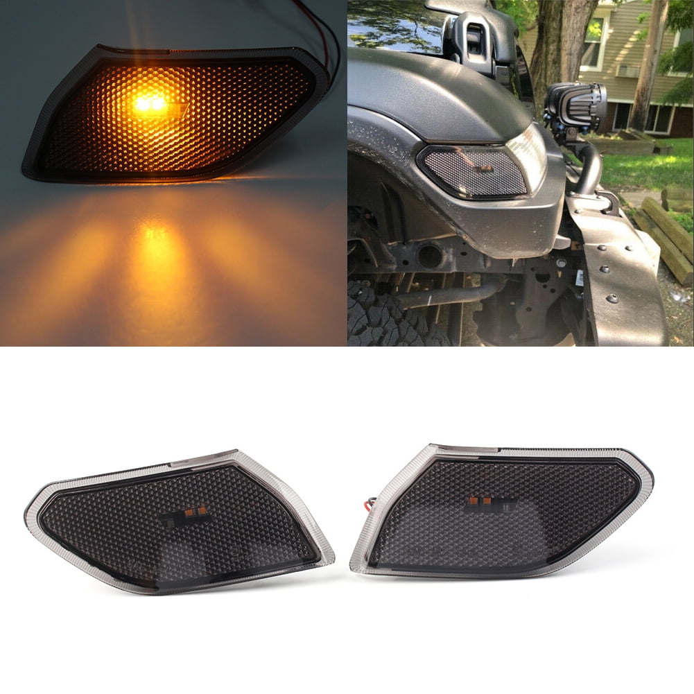 NS Front Side Markers Amber LED Lights Bulbs for Jeep wrangler JL 2018 ...