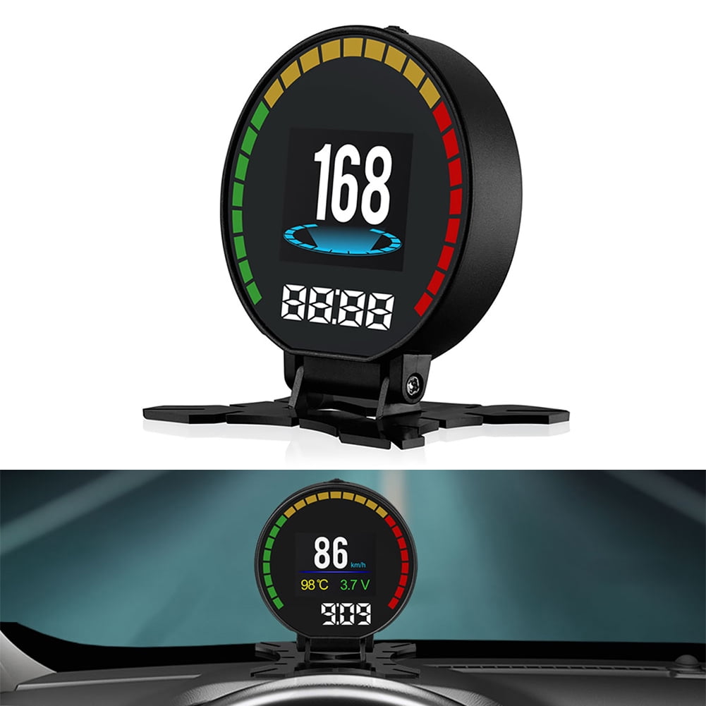NS HUD P15 OBD2 Head Up Display Speedometer Digital Device Consumption ...