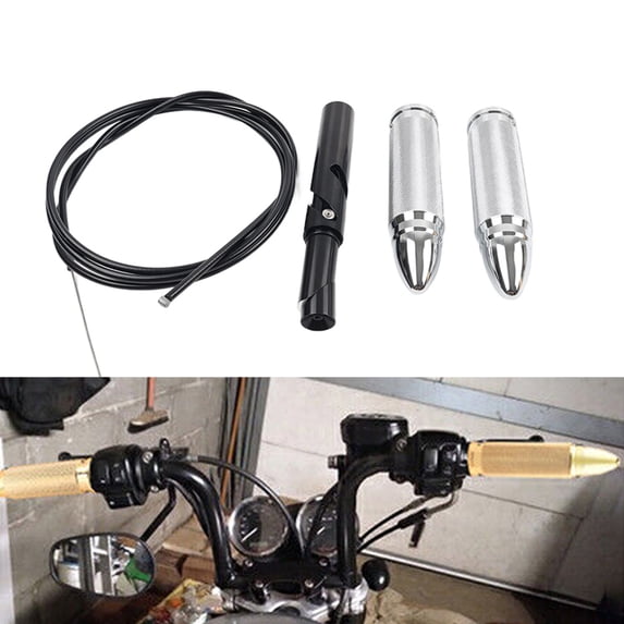 NS Internal Throttle Handlebar Assembly 1" Motorcycle Grip Aluminum ...
