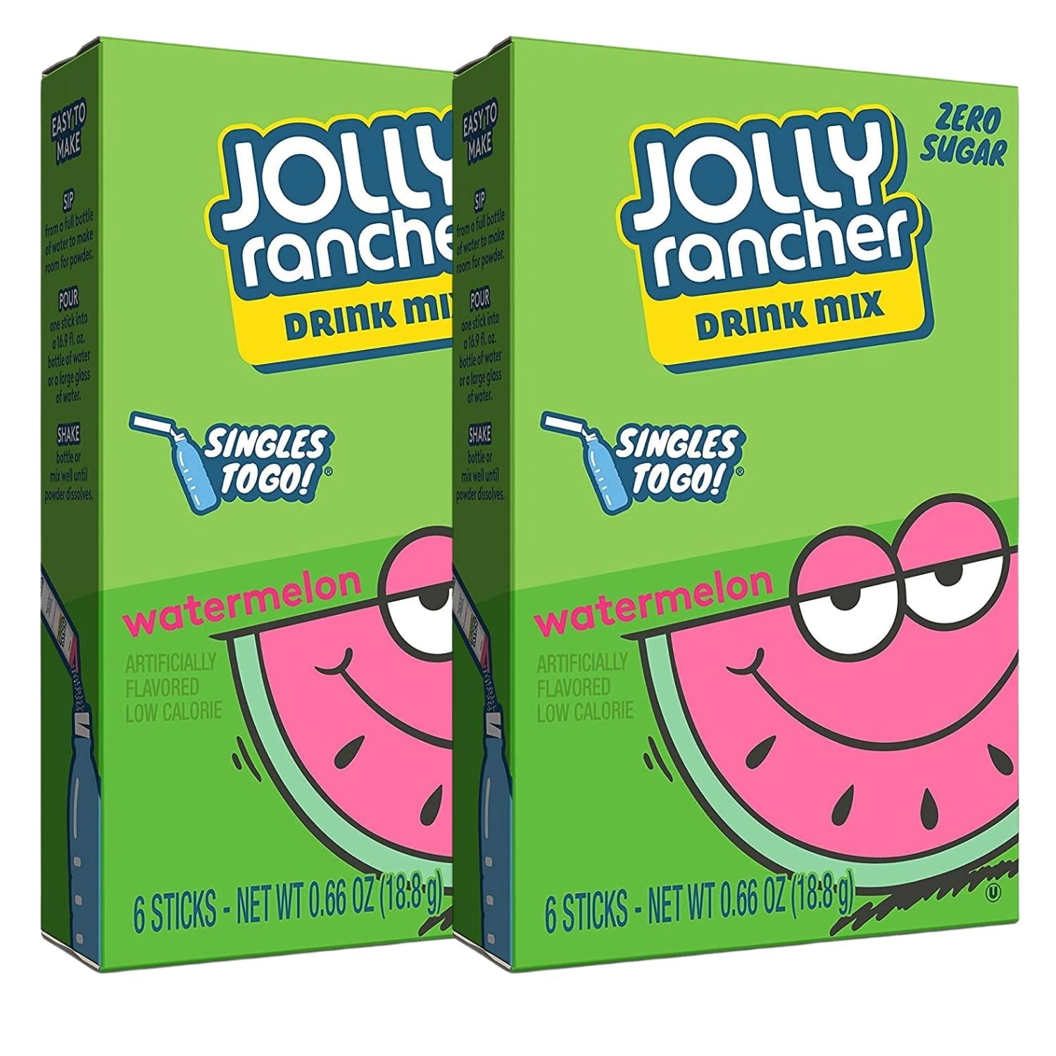 NS Jolly Rancher Singles to Go, Sugar-free, 2 Boxes, Artificial Flavor ...