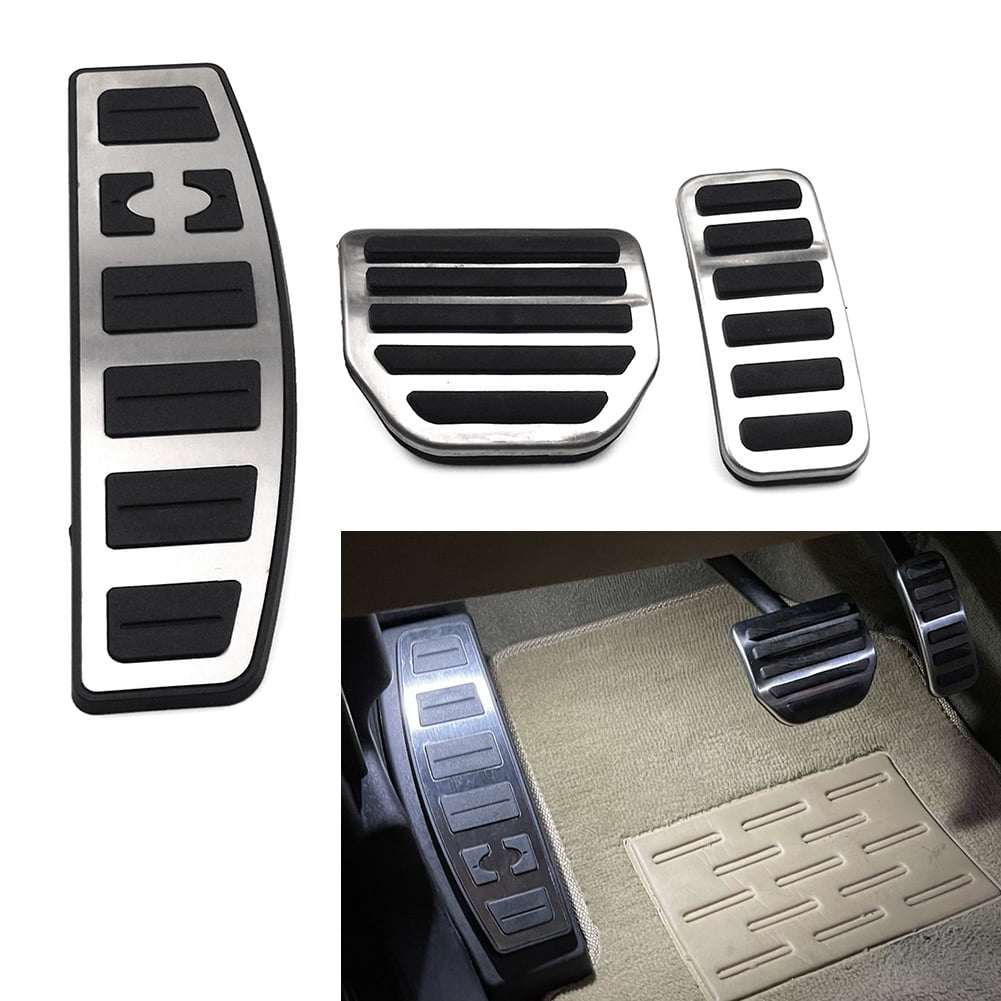 NS LHD Stainless Steel Car Foot Rest Brake Gas Pedals Cover, Auto Foot ...