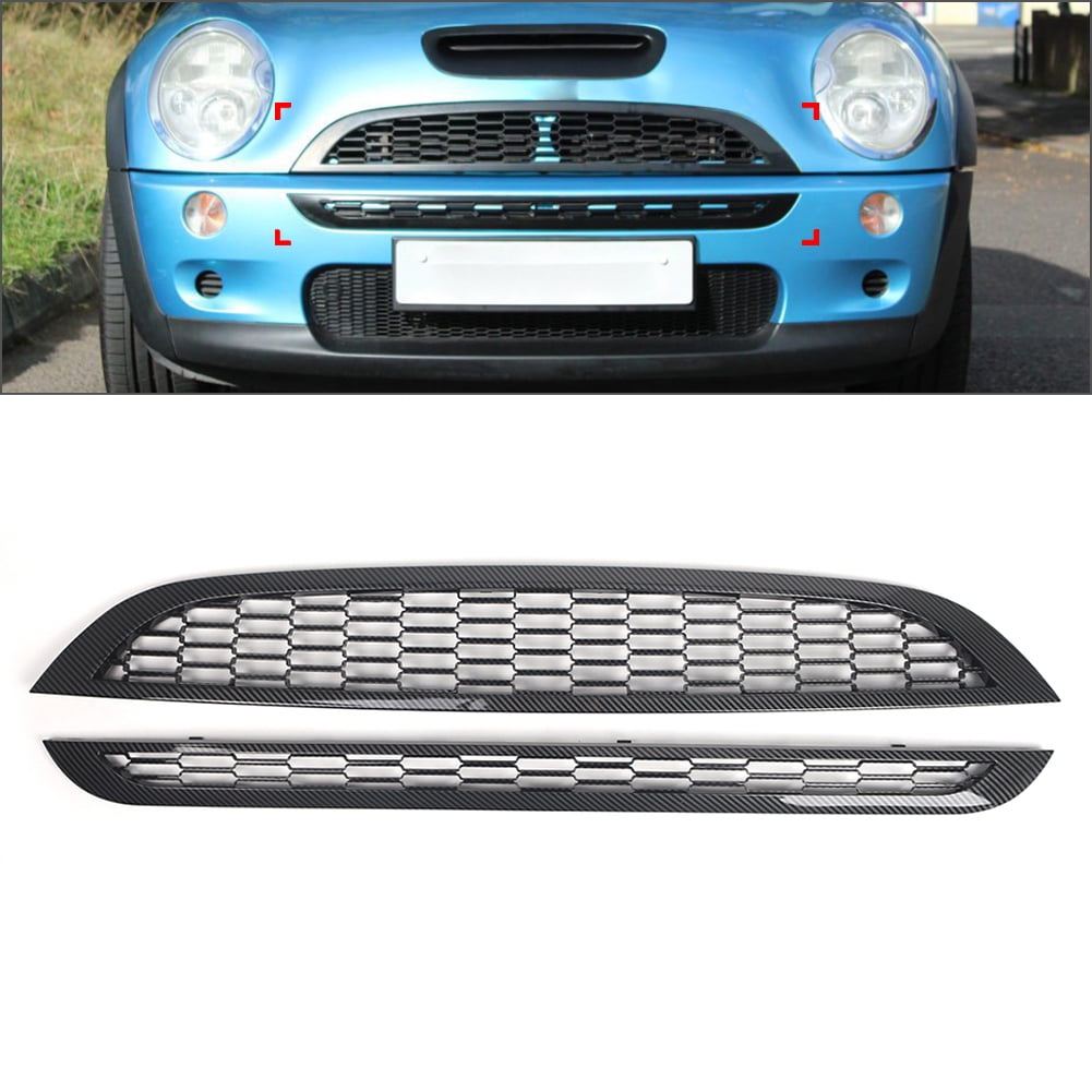 NS Mesh Grill Front Bumper Grille 2Pcs for S R50 R52 R53 01-06 ABS ...