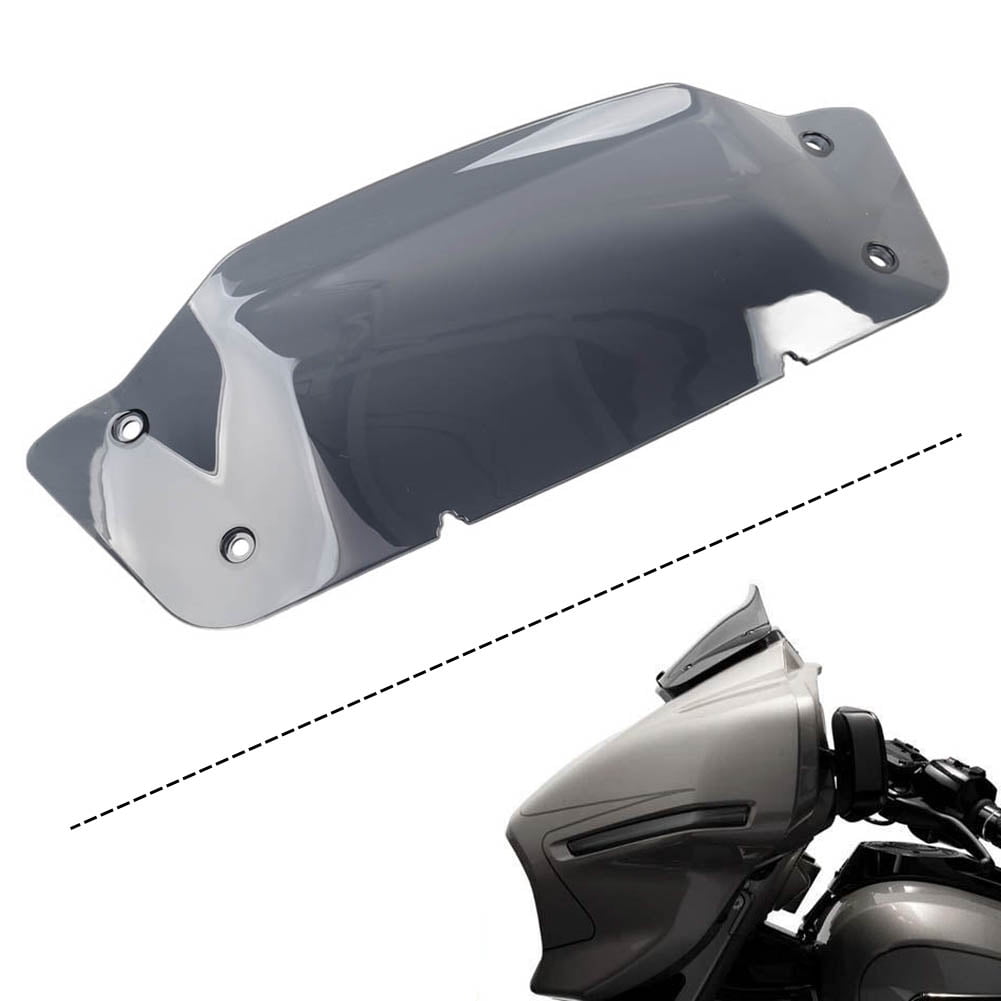 NS Motorbike 7" Windshield Wind Splitter Wave Windscreen for CVO Street Glide FLHXSE FLHX 2024 ...