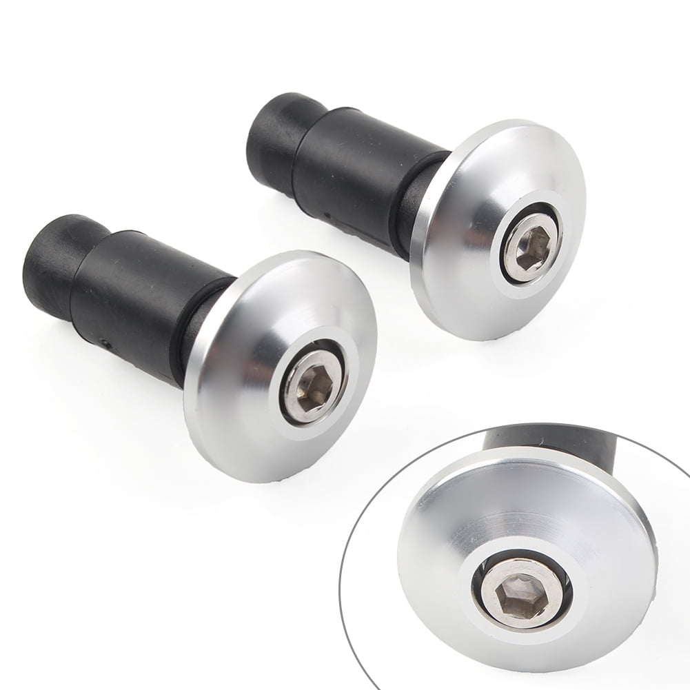 NS Motorcycle 7/8" 22mm Bar Ends Hand Grips Handlebar Cap Plug Slider ...