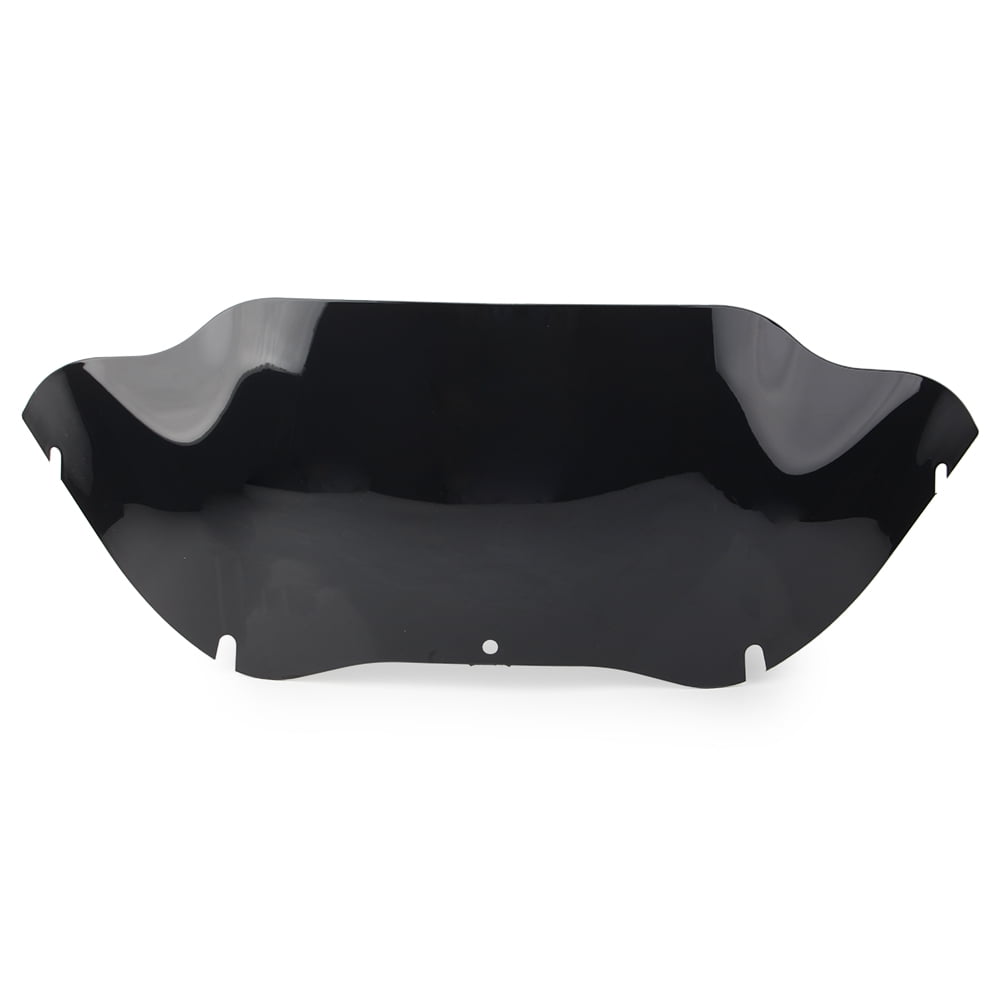 NS Motorcycle 9.5"Wave Windshield Windscreen For Harley Touring Road ...