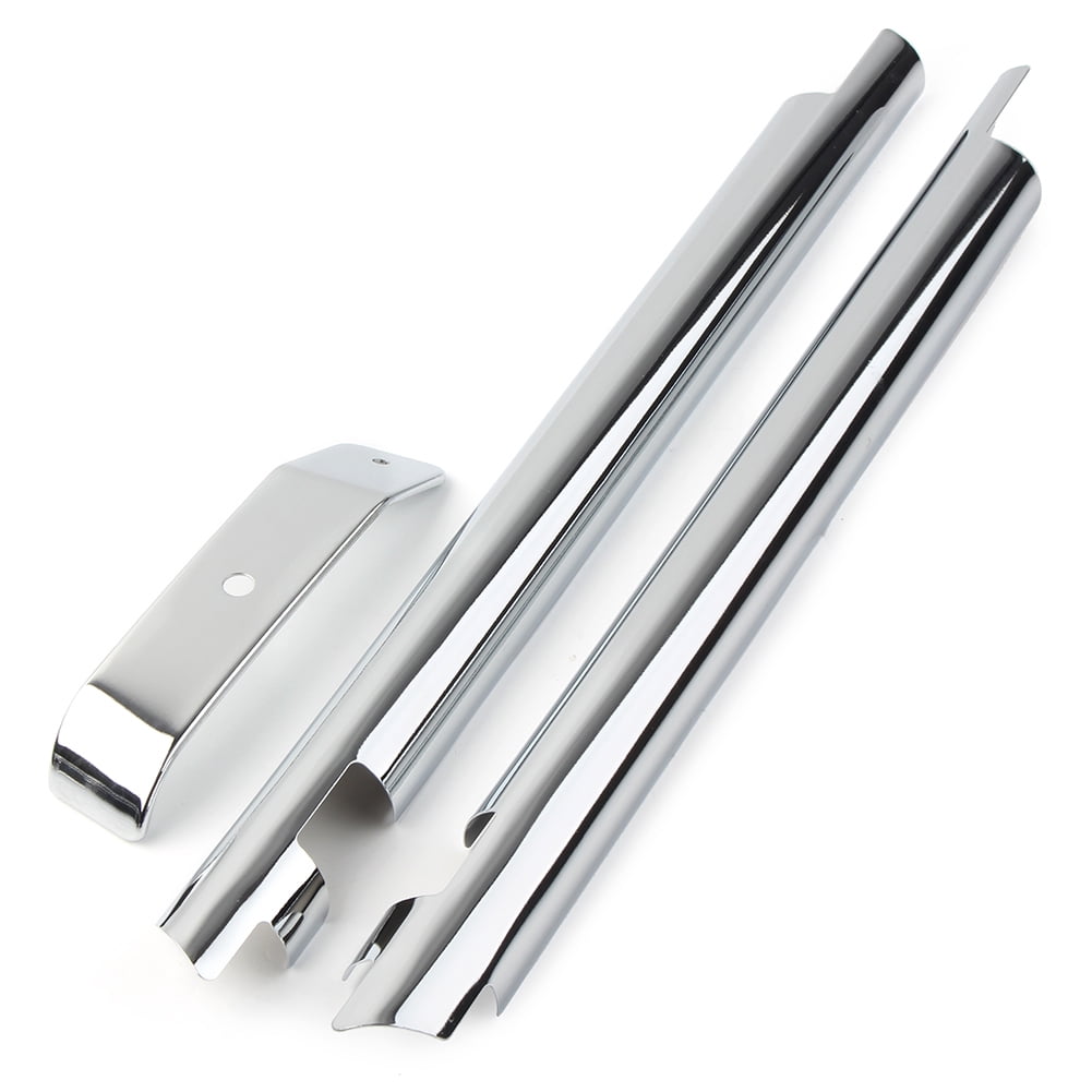 NS Motorcycle Down Tube Covers Frame Cover Guards Front Chrome for ...