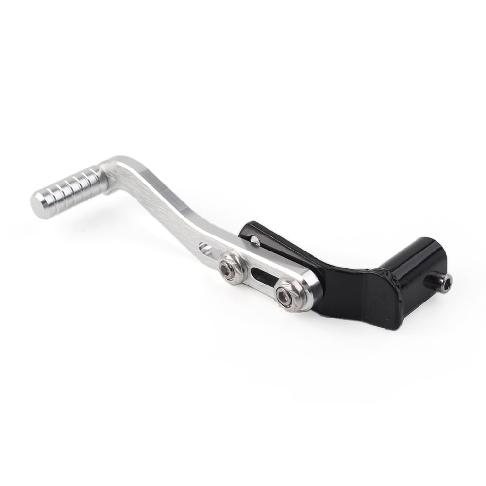 NS Motorcycle Gear Shift Lever, CNC Aluminum Foldable Gear Shifter Lever Universal Silver Gear ...