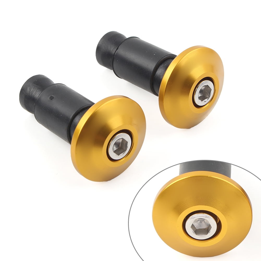 NS Motorcycle Handlebar End Cap Plug Slider ATVs Bike CNC Aluminum Hand ...