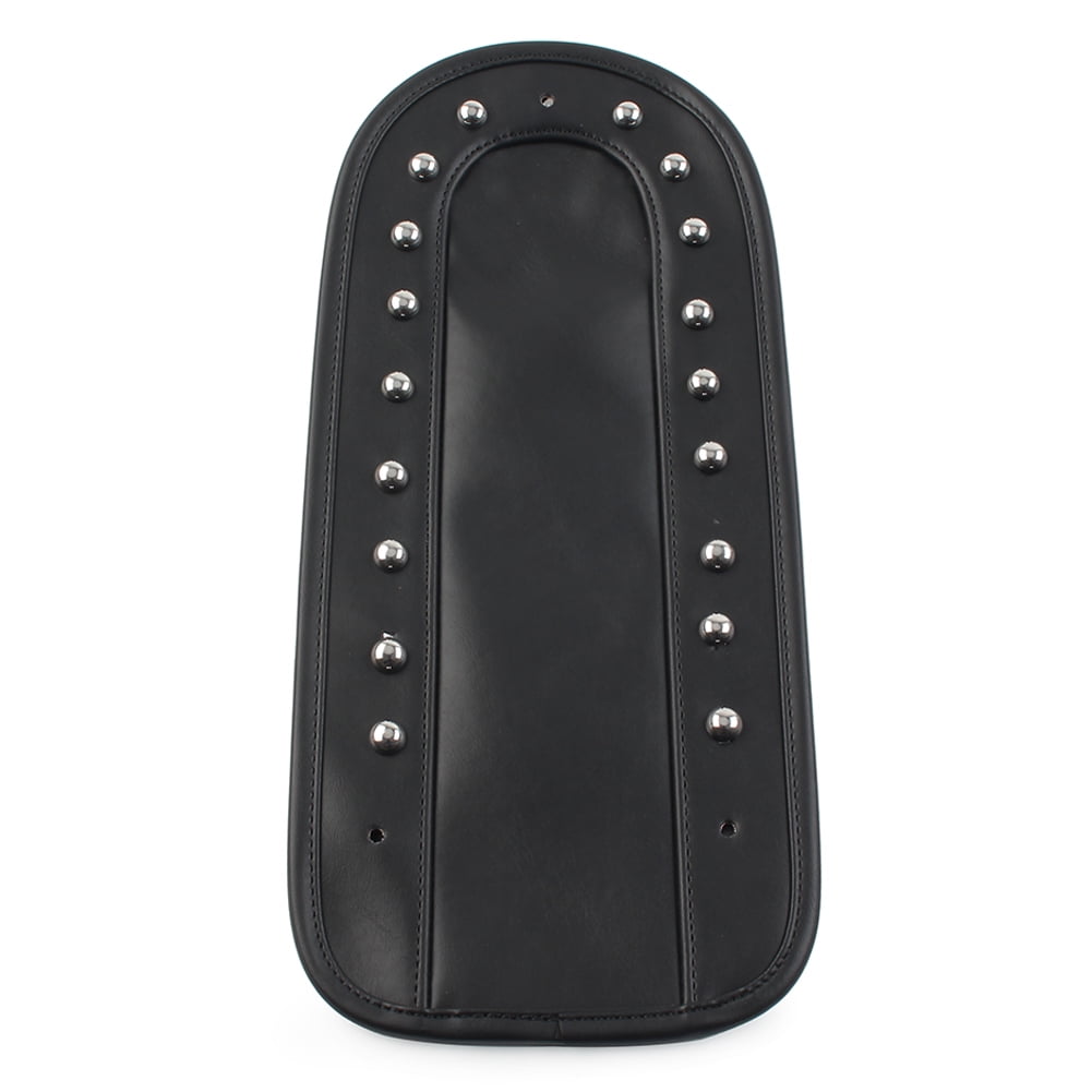 NS Motorcycle Rivet Leather Rear Fender Bib Solo Seat Black for Harley ...