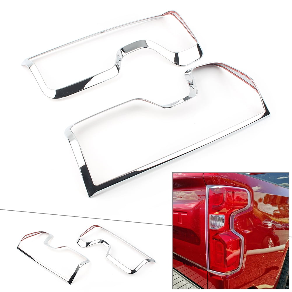 NS NEW ABS Chrome Rear Tail Light Cover Trim for chevrolet silverado ...