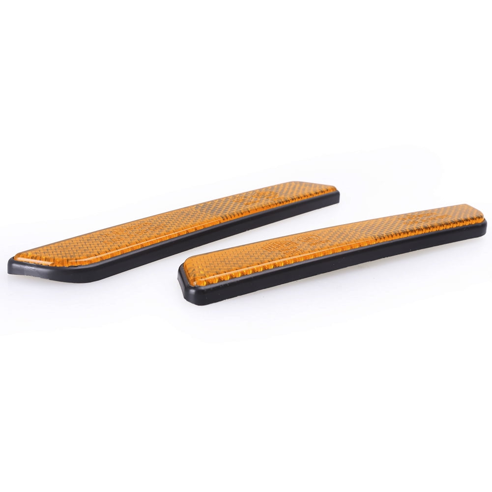 NS Orange Motorcycle Front Fork Leg Reflector Side Visibility ...