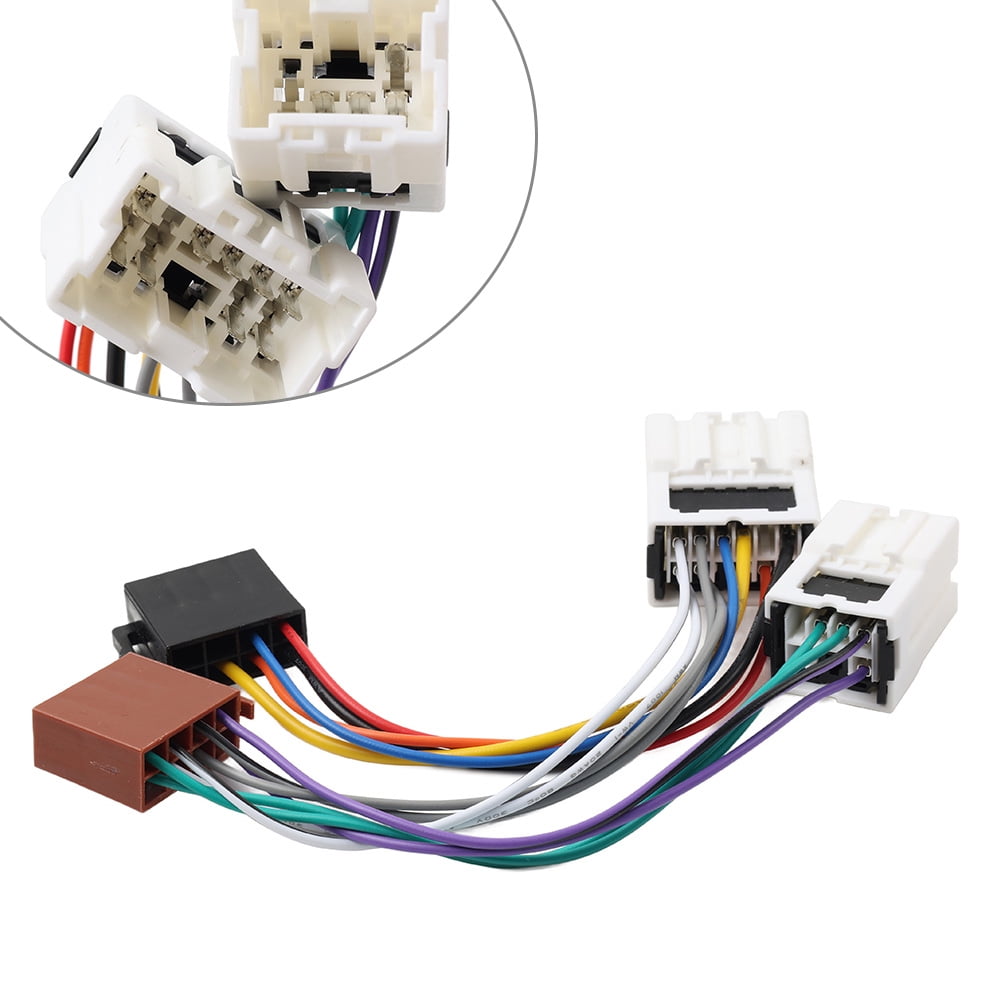 NS Plug Lead Wire Loom Adaptor, Tinned Copper Stereo Harness Adapter ...