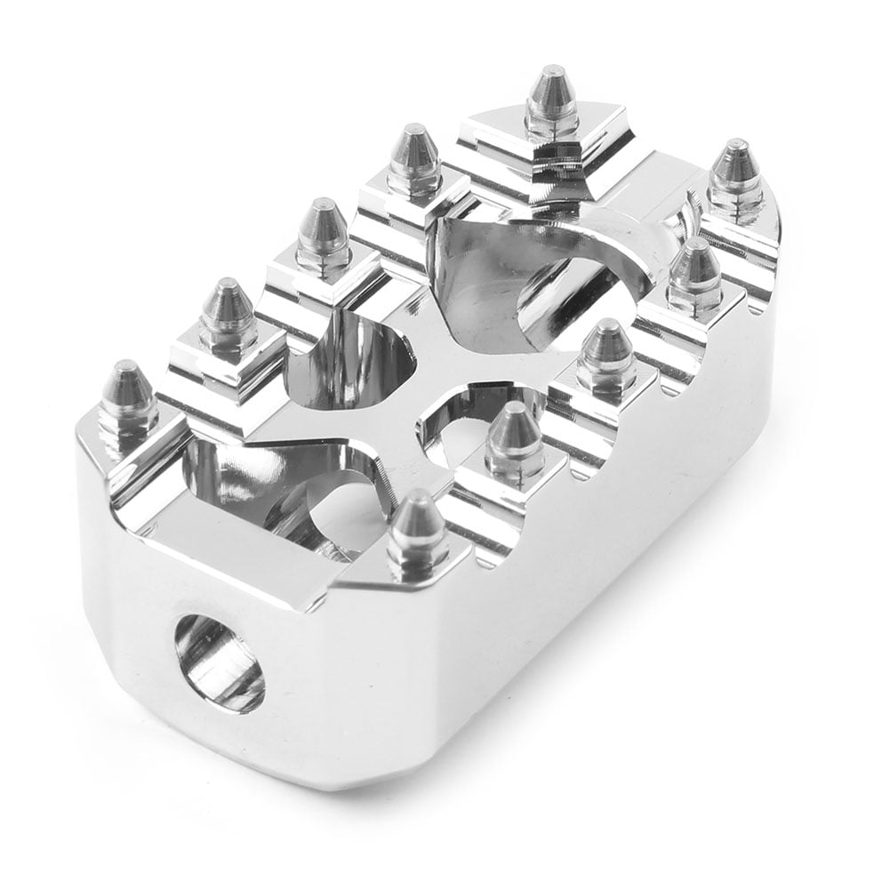 NS Powersports Foot Pegs Universal Chrome Anti-Skid Gear Brake Shift ...