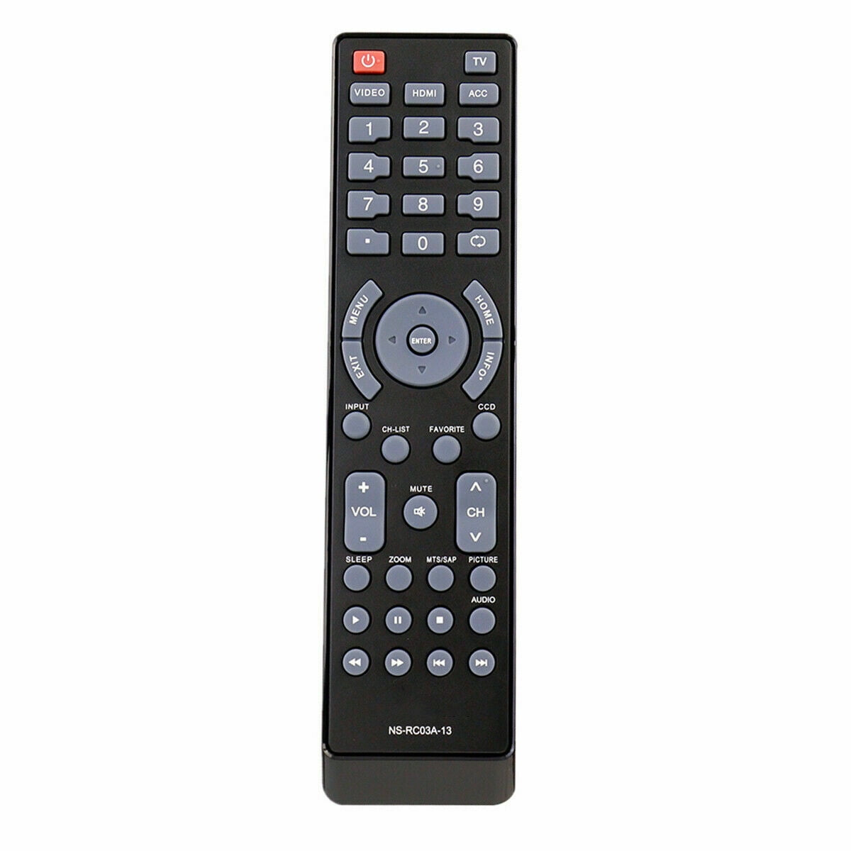 NS-RC03A-13 Replace Remote for Insignia TV NS-32L120A13 NS-39E480A13 ...