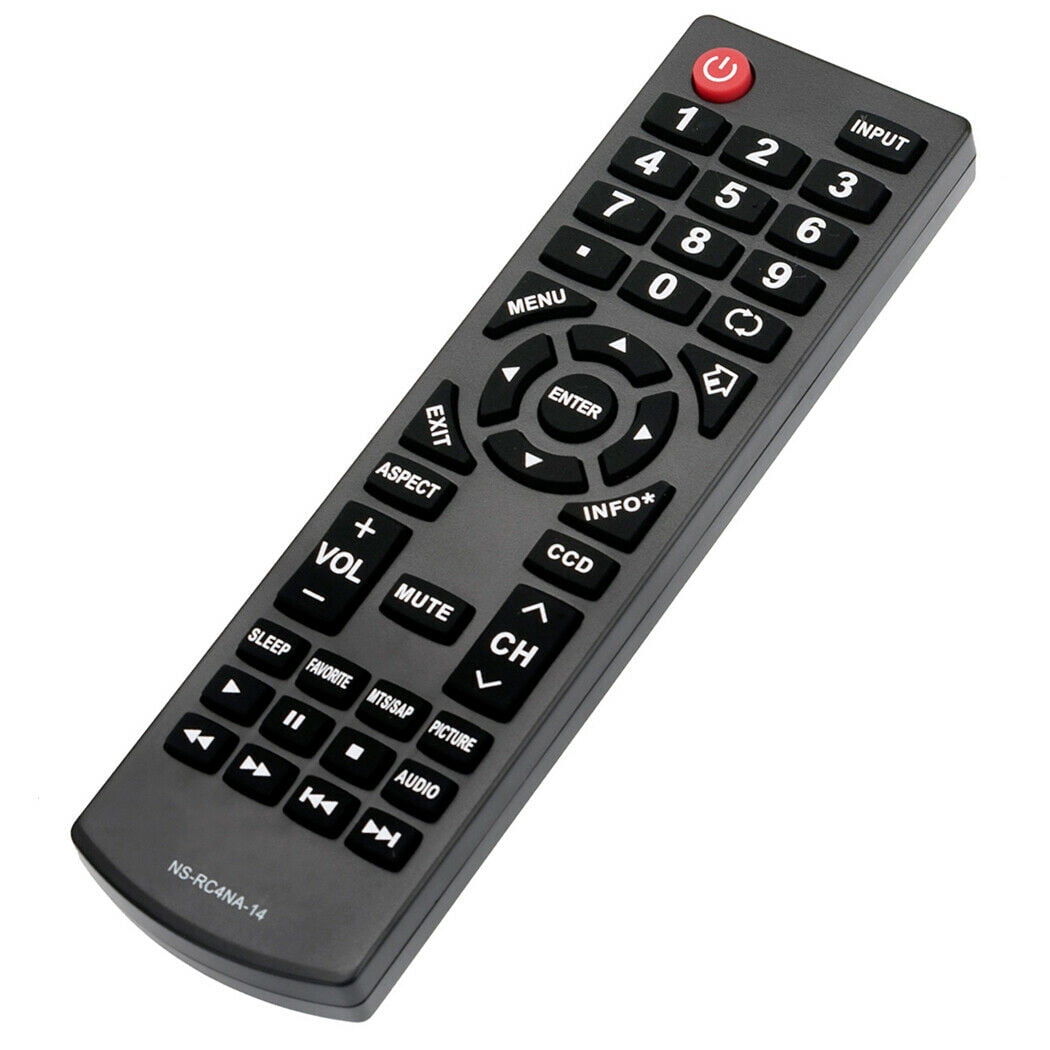 NS-RC4NA-14 Remote Control TV Controller For Most 2013/14 Insignia LCD ...